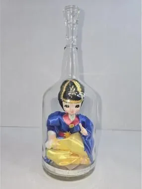 Other | Vintage Korean Hanbok Doll Jinro Soju Bottle Folk Art | Poshmark
